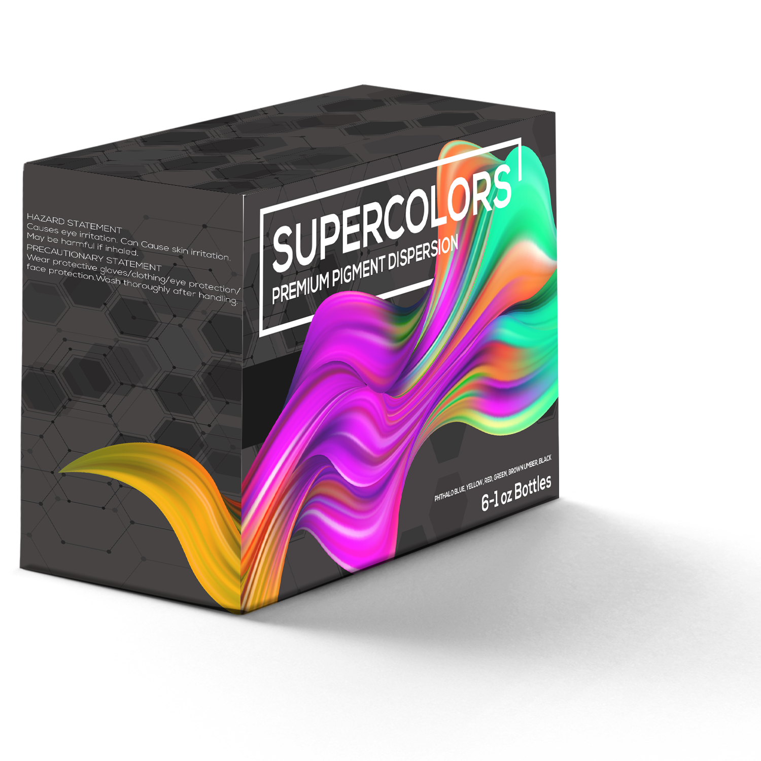 Epoxy Resin Colored Pigment SUPERCOLORS Variety 6 Pack Live Edge Epoxy Resin Colored Pigment SUPERCOLORS Variety 6 Pack Live Edge